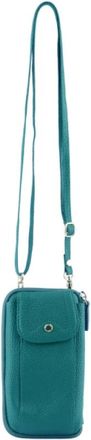 Pourchet Pochette pour t&eacute;l&eacute;phone Club - Femme - Accessoires - Bleu - Taille: ONE Size