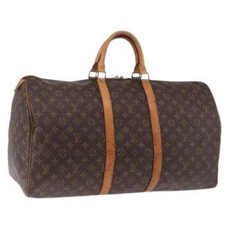 Louis Vuitton Pre-owned Keepall 55 Boston Bag - - Pre-owned - Damen - Braun - ONE SIZE