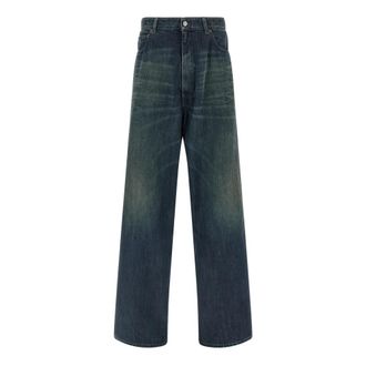 Maison Margiela Wide Gerades Jeans - - Jeans - Herren - Blau - W32