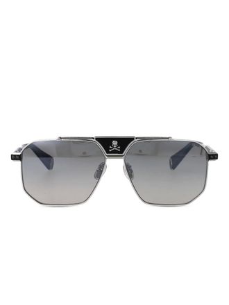 Philipp Plein Eyewear Klassische Sonnenbrille - Grau