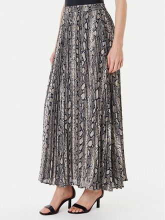 Michael Kors Faltenrock MT570J5ABE Beige Regular Fit