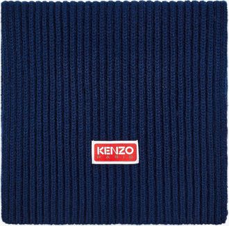 Kenzo Echarpe Kenzo Tag en laine organique