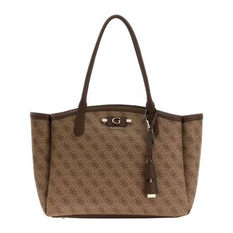 Guess Lindsey Tote - - Bags - Damen - Beige - ONE SIZE