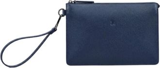 John Richmond Pochette rectangulaire avec dragonne amovible - Homme - Sacs - Bleu - Taille: ONE Size