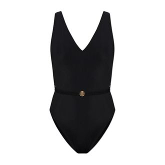 Tory Burch G&uuml;rtel-Badeanzug - - Swimwear - Damen - Schwarzk - XL