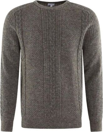 Pal Zileri Homme, Pulls, Gris, Taille: L Pull Ras du Cou Manches Marteau