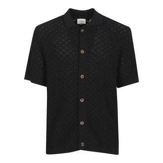 Les Deux Kurzarmshirts - - Shirts - Herren - Schwarzk - L