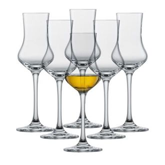 Schott Zwiesel Verres à grappa Bar Special (set de 6), verres à schnaps classiques avec pied, verres en cristal Tritan résistant au lave-vaisselle, fabriqué en Allem