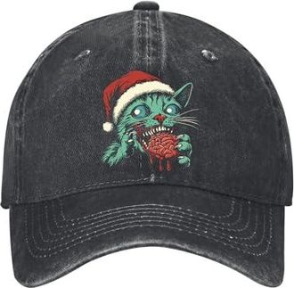 Generic Chapeau De Soleil Chat P&egrave;re No&euml;l Creepmas Casquette De Baseball R&eacute;glable Casquette Trucker Toutes Les Saisons Chapeau De Sport pour Quotidien Entra&icirc;ne
