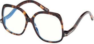 Tom Ford Femme, Accessoires, Brun, Taille: 54 MM Optical Frame