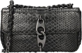 Tom Ford Femme, Sacs, Gris, Taille: ONE Size Skin Shoulder Bag