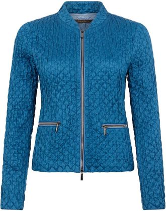 Moorer Femme, Vestes, Bleu, Taille: 42 FR Veste L&eacute;g&egrave;re