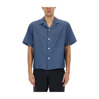 Aspesi Jarvis Kurzarmhemd - - Shirts - Herren - Blau - M