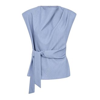 Co'Couture Damen, Blusen & Hemden, Blau, MGr&ouml;&szlig;e