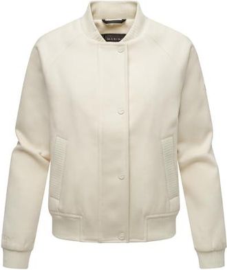 Marikoo Zunaa 16 Blouson léger mi-saison pour femme Aspect laine/polaire Taille XS à XXL, blanc cassé, XL