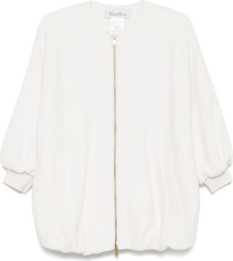 Max Mara Femme, Vestes, Blanc, Taille: 38 FR Cirino Jacket