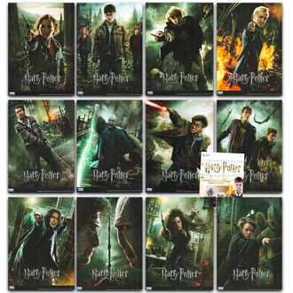 Harry Potter Posterbuch-Super-Set ~ 12 Hogwarts-Poster mit Harry, Ron, Hermine und mehr (Hogwarts Room Decor) (Harry Potter Posters)