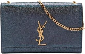 Saint Laurent Pre-owned The Kate Shoulder Bag - Femme - Pre-owned - Bleu - Taille: ONE Size
