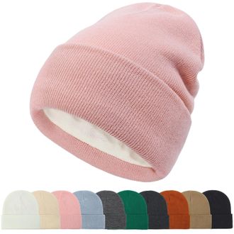 Dreshow Warme Strickm&uuml;tze f&uuml;r Damen Herren Winterm&uuml;tzen f&uuml;r Unisex Dicke Beanie M&uuml;tze f&uuml;r Extreme K&auml;lte