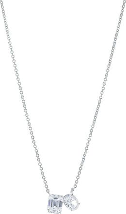 Fantasia collier à design de poire - Argent