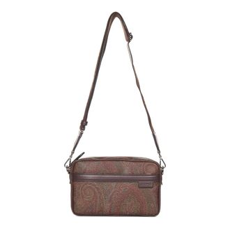 Etro Kleine Paisley Jacquard Umh&auml;ngetasche - - Bags - Herren - Braun - ONE SIZE