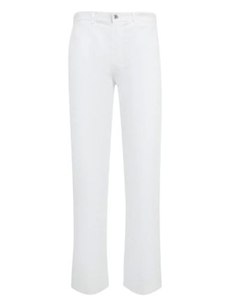 120% Lino pantalon en lin - Blanc