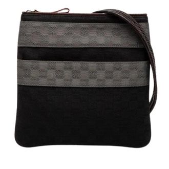Loewe Pre-owned Canvas Crossbody Bag - - Pre-owned - Damen - Schwarzk - ONE SIZE