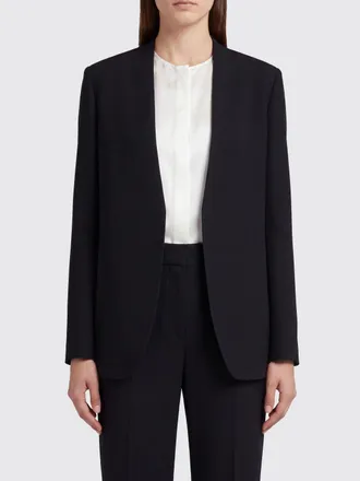 Maison Margiela Blazer court ouvert en laine avec lembl&eacute;matique White Stitch