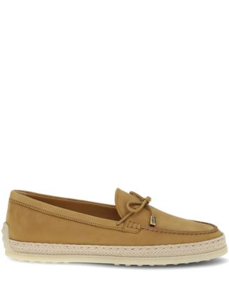 Tod's Loafer mit Schleifendetail - Nude