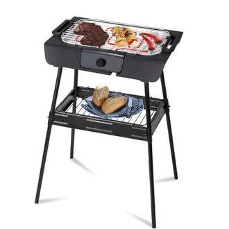 Royalty Line 2000 W RLSBGT2000 Elektrogrill, kompakt und faltbar, ideal f&uuml;r Balkon und Terrasse, einfach zu bedienen, perfekt f&uuml;r Fleisch und Gem&uuml;se, praktisches u