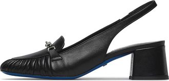 Loriblu Femme, Chaussures, Noir, Taille: 35 EU Escarpins Slingback &agrave; Brides D&eacute;coratives