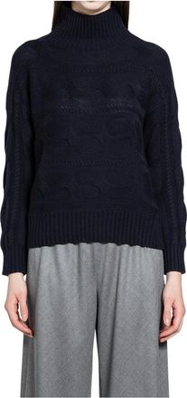 Max Mara Femme, Pulls, Noir, Taille: 40 FR Vodka Turtleneck