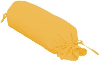 Janine Uni Seersucker 0125 Nackenrollenbezug 15x40 cm in sonne