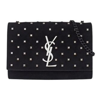 Saint Laurent Pre-owned Suede Shoulder Bag - - Pre-owned - Damen - Schwarzk - ONE SIZE
