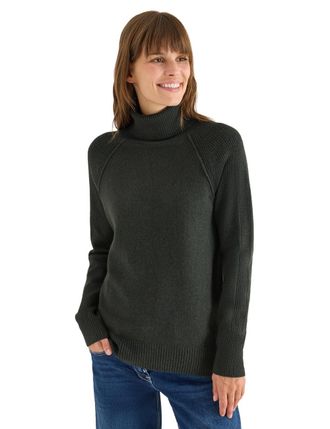 Cecil Damen 3015608 Strukturmix Pullover, Active Khaki Melange, XXL