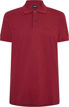 HUGO BOSS Firenze Poloshirt f&uuml;r Herren, Baumwolle (Dunkelrot)