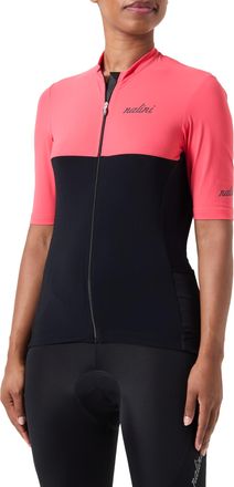 Nalini Damen Sun Shield Lady J T-Shirt, Coral/Black, Medium