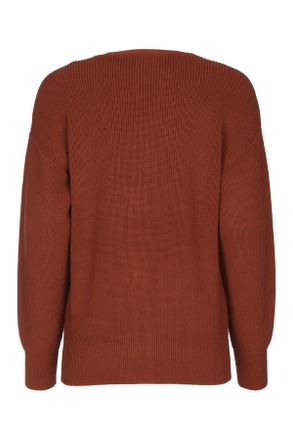 Elisabetta Franchi Tricot Cardigan - Brown