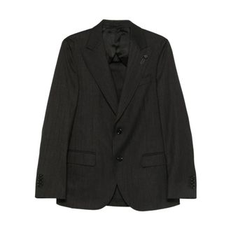 Lardini Homme, Vestes, Brun, Taille: L Iconic Drop Suit