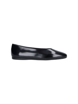 Prada Gepolsterte Leder Ballerinas