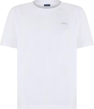 Paul & Shark T-shirt classique &agrave; manches courtes - Homme - Tops - Blanc - Taille: L