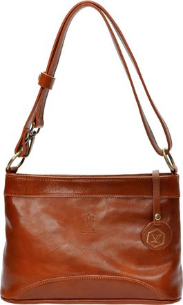 Luisa Vannini Braun Rindsledertasche