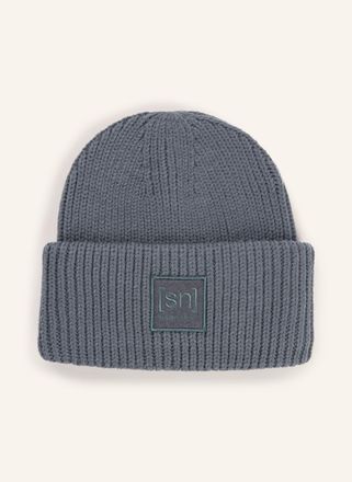 super.natural M&uuml;tze Krissini Mit Merinowolle blau