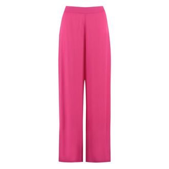 Clips Weite Hose mit elastischem Bund - - Trousers - Damen - Rosa - XL