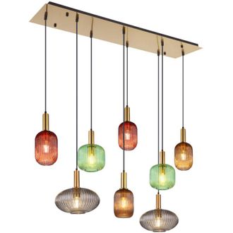 Globo Lighting h&auml;ngeleuchte - NORMY - mehrfarbig - glas - gro&szlig;e