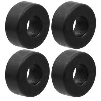 Angoily Alipis 4 St&uuml;ck Teiliges Gummi fu&szlig;polster f&uuml;r Fitnessger&auml;te rutschfeste Schwingungsd&auml;mpfer Sto&szlig;feste Gummidichtungen Strapazierf&auml;hig und Bodenschonend 