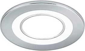 Trio Leuchten LED Einbauleuchten Core 652510106, Kunststoff chromfarbig, inkl. 5 Watt LED