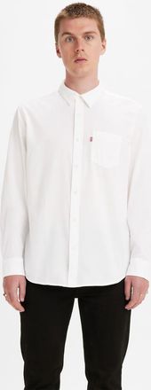 Levi's Sunset Standard Pumice Stone Co - Hemd in neutralem Farbton mit einer Brusttasche-Wei&szlig;