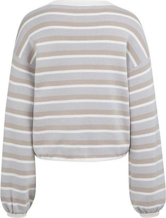 YaYa Rundhalspullover Gestreifter Pullover