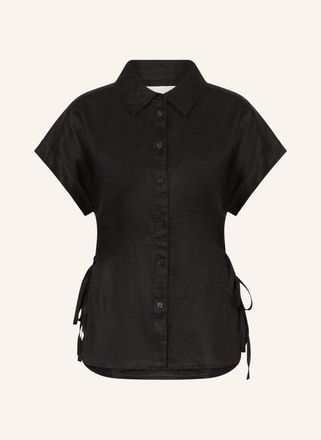 Closed Closed Hemdbluse Aus Leinen schwarz